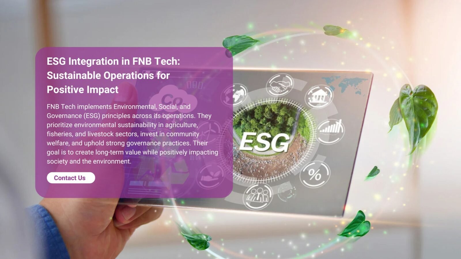 FnB Tech: Innovating Food Supply Chains : FnB Tech